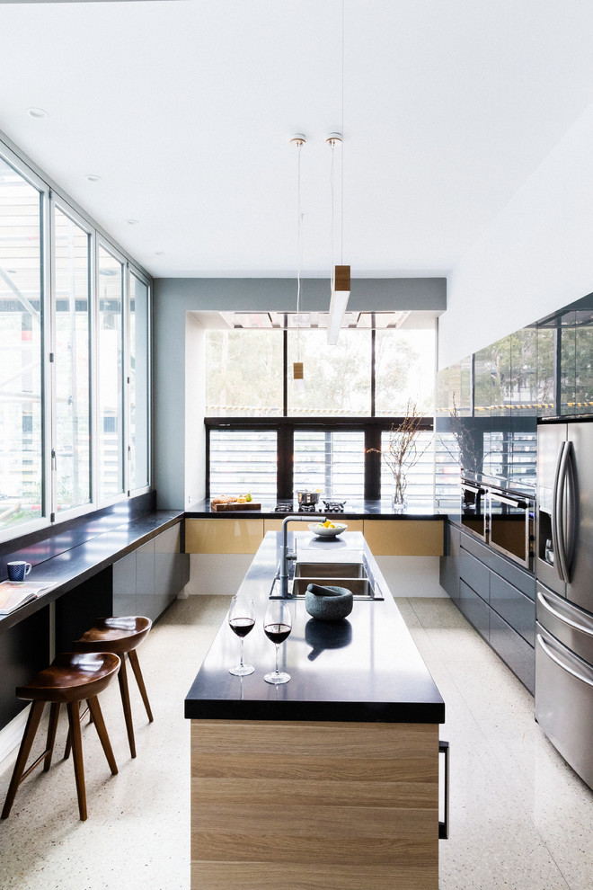 The Block - Glasshouse Simon & Shannon Kitchen - Contemporary - Kitchen ...