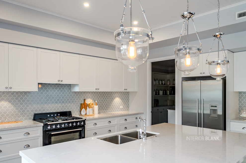 The Classic Hamptons Kitchen - Beach Style - Kitchen - Gold Coast ...