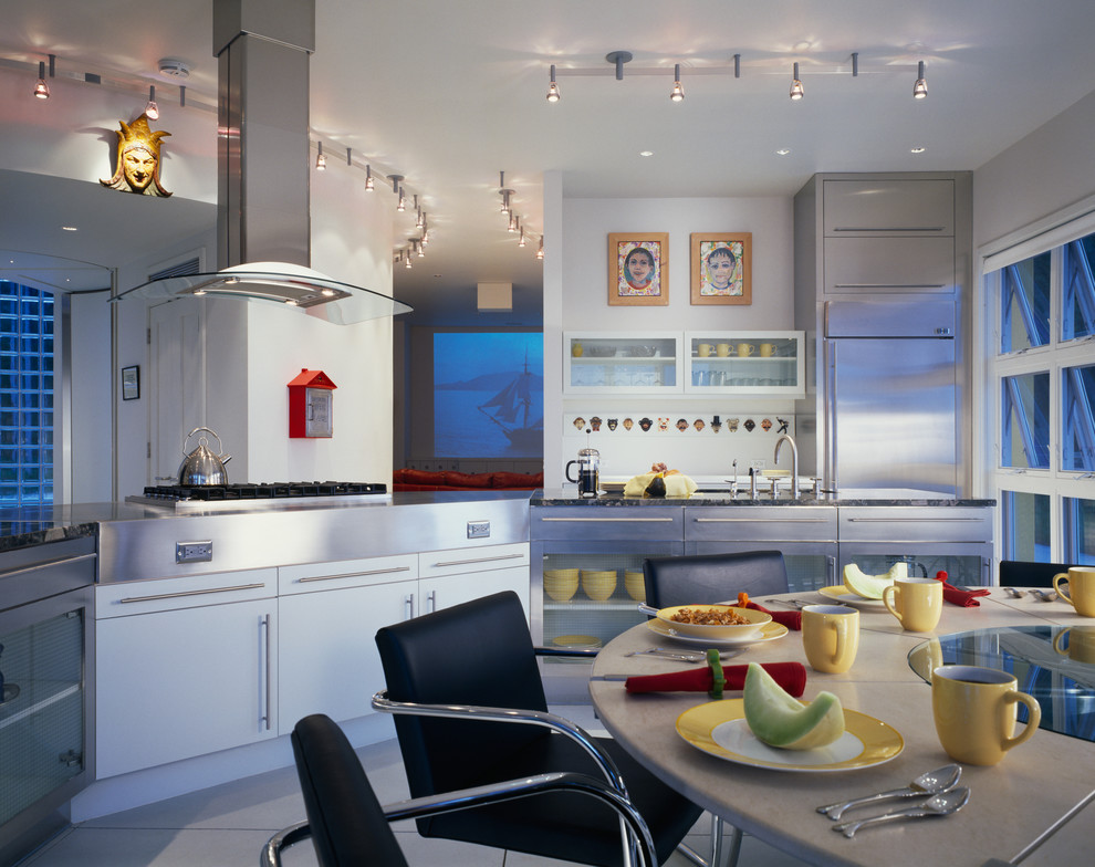 The Crayola House - Contemporary - Kitchen - Milwaukee - by Tigerman ...