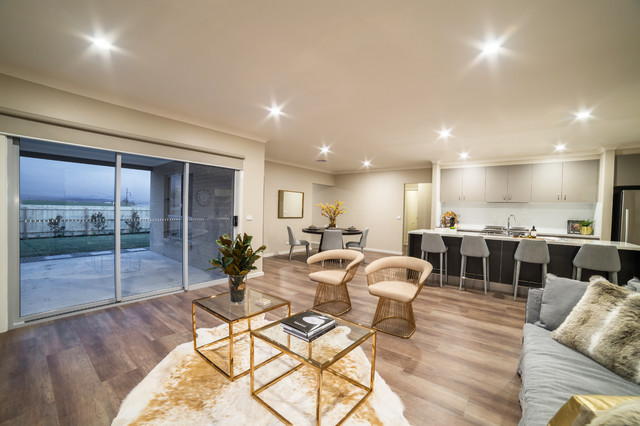 The Dignity display home, Traralgon - Contemporary - Kitchen ...