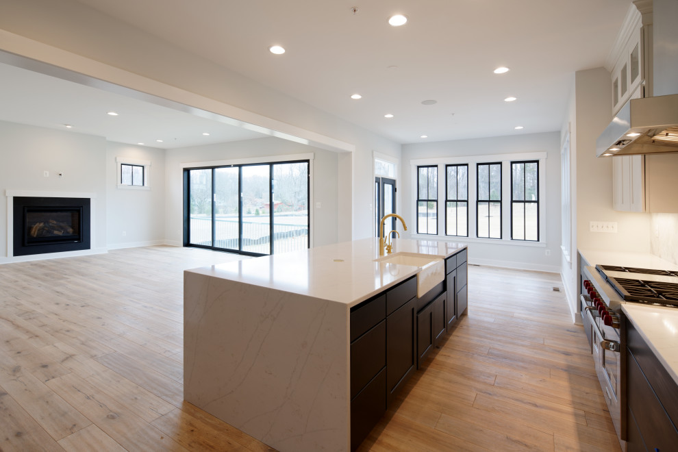 The Hawthorne Modern Farmhouse at Maple Lawn - Farmhouse - Kitchen ...