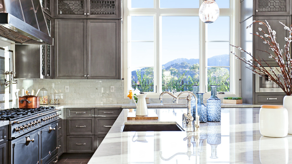 The Italianate - Mediterranean - Kitchen - Los Angeles - by AYC Design ...