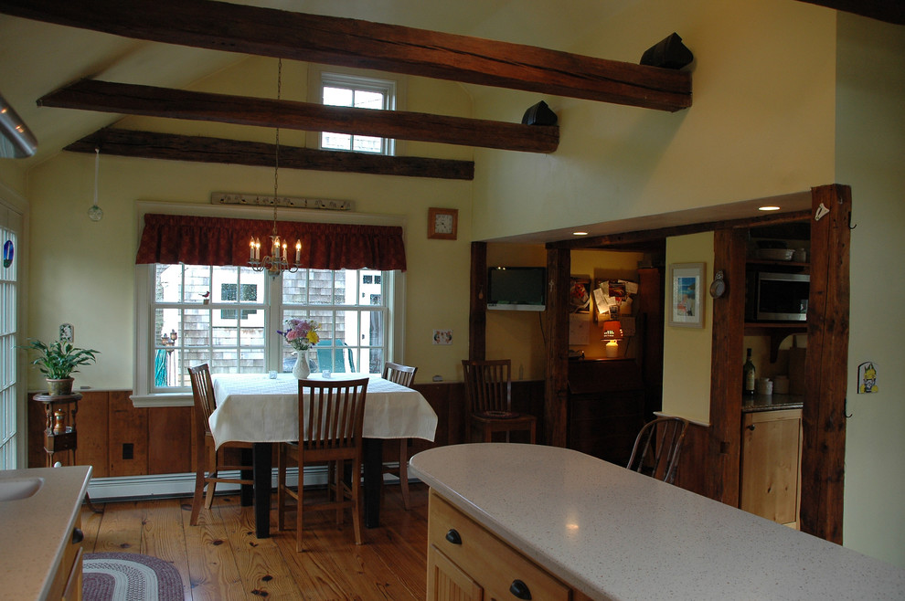 The Joshua Hersey House c. 1756 - finished kitchen - Traditional ...