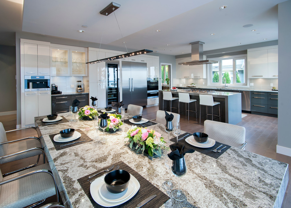 The Kitchen & Informal Eating Area - Contemporary - Kitchen - Vancouver ...