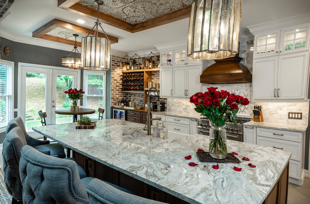 The Kitchen that Says "Ta-Da" - Traditional - Kitchen - Atlanta - by ...
