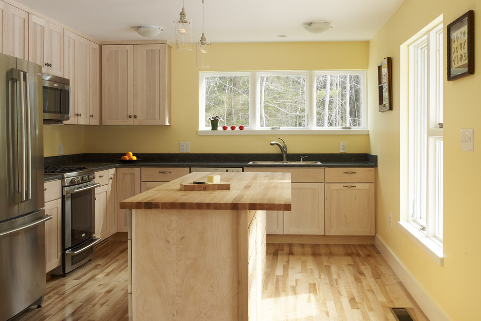The Lean Too House - Contemporary - Kitchen - Portland Maine - by David ...