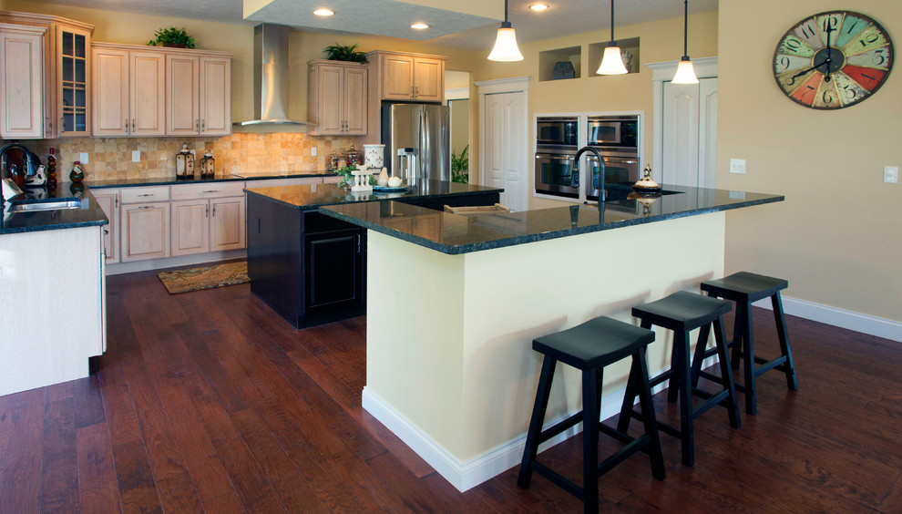 The Lincoln Home Design • Gourmet Kitchen - Traditional - Kitchen ...