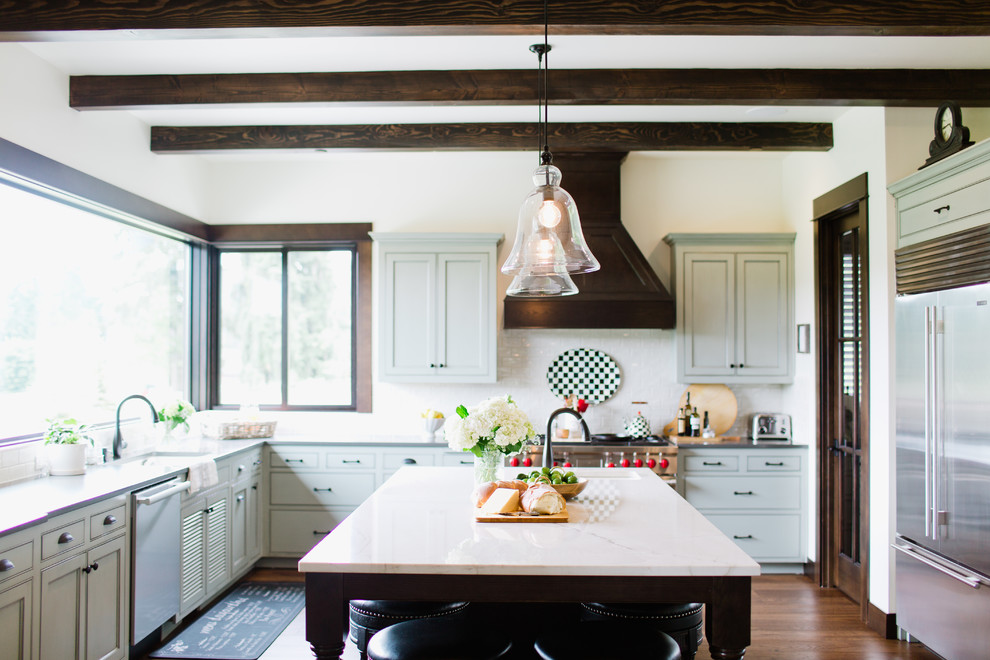 The Lodge - Rustic - Kitchen - Seattle - by Northlight Interiors | Houzz