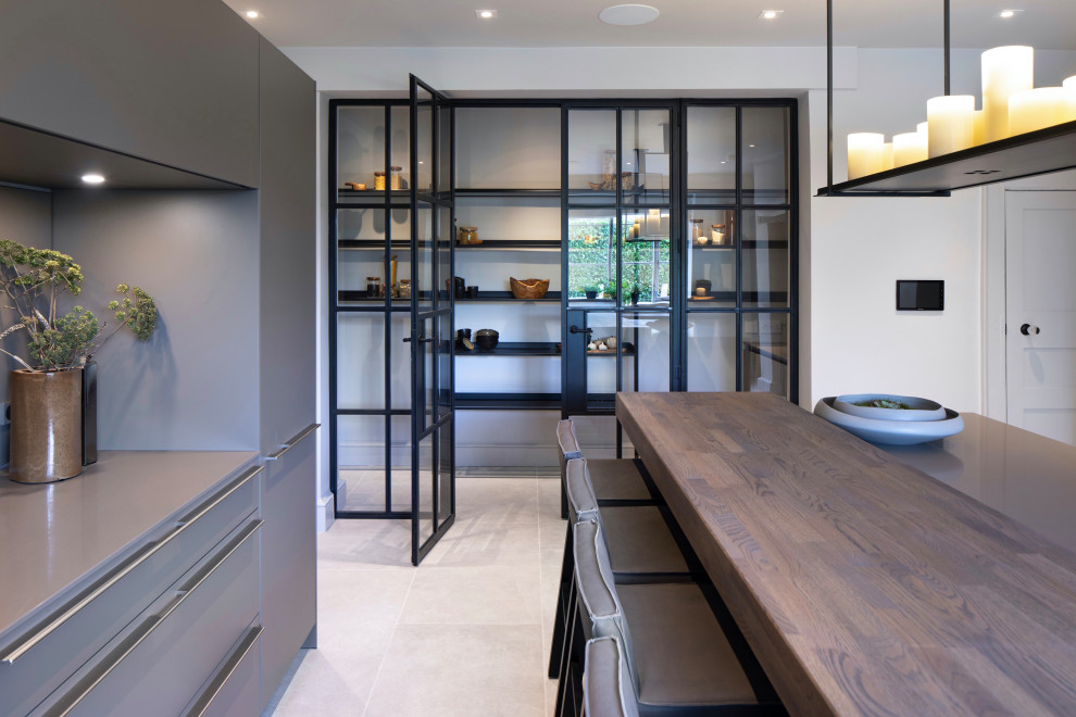 The Manor House Contemporry Bulthaup Kitchen & Pantry - Contemporary ...