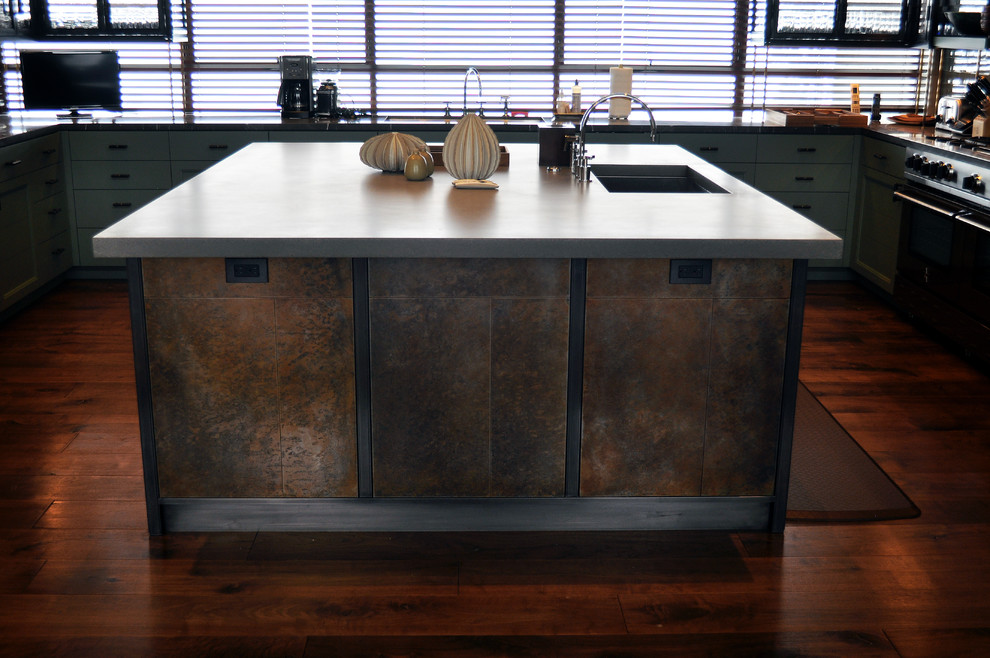The Obsidian Center Island - Contemporary - Kitchen - Other - by ...