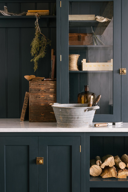 The Pantry Blue Utility Room by deVOL - Kitchen - Other - by deVOL ...
