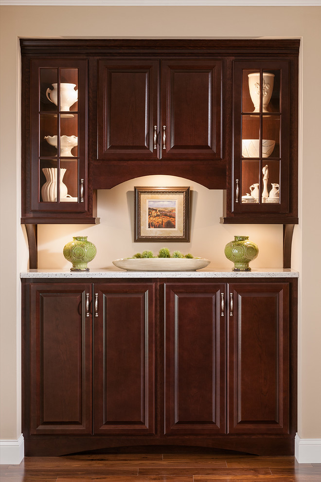 The rich look of Cherry, for a home on a budget - Traditional - Kitchen ...