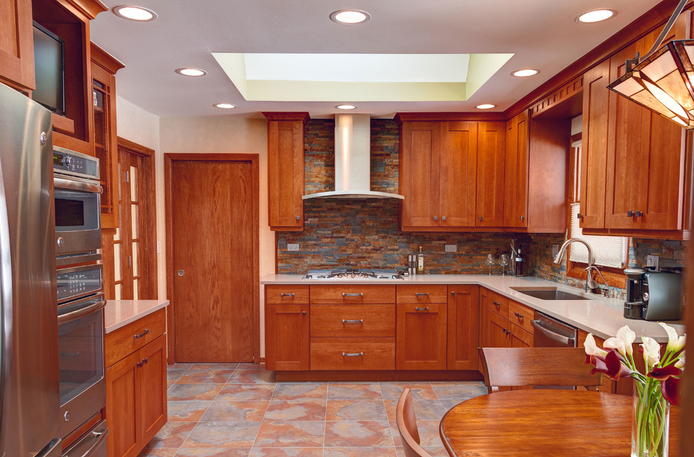 The Richness of a Craftsman Kitchen - Craftsman - Kitchen - Chicago ...