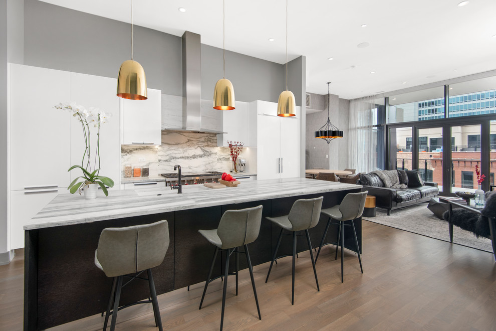 The Ronsley Luxury Condominiums - Industrial - Kitchen - Chicago - by ...