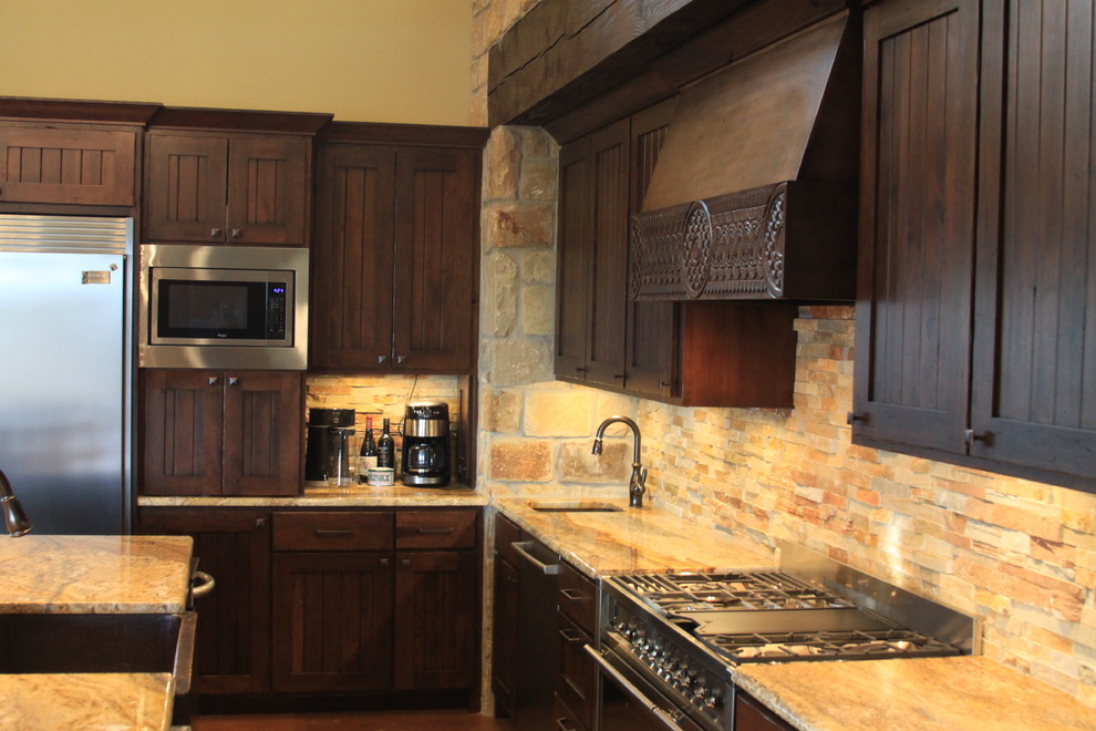 The Sonora - Rustic - Kitchen - Austin - by Meier Custom Built Homes ...