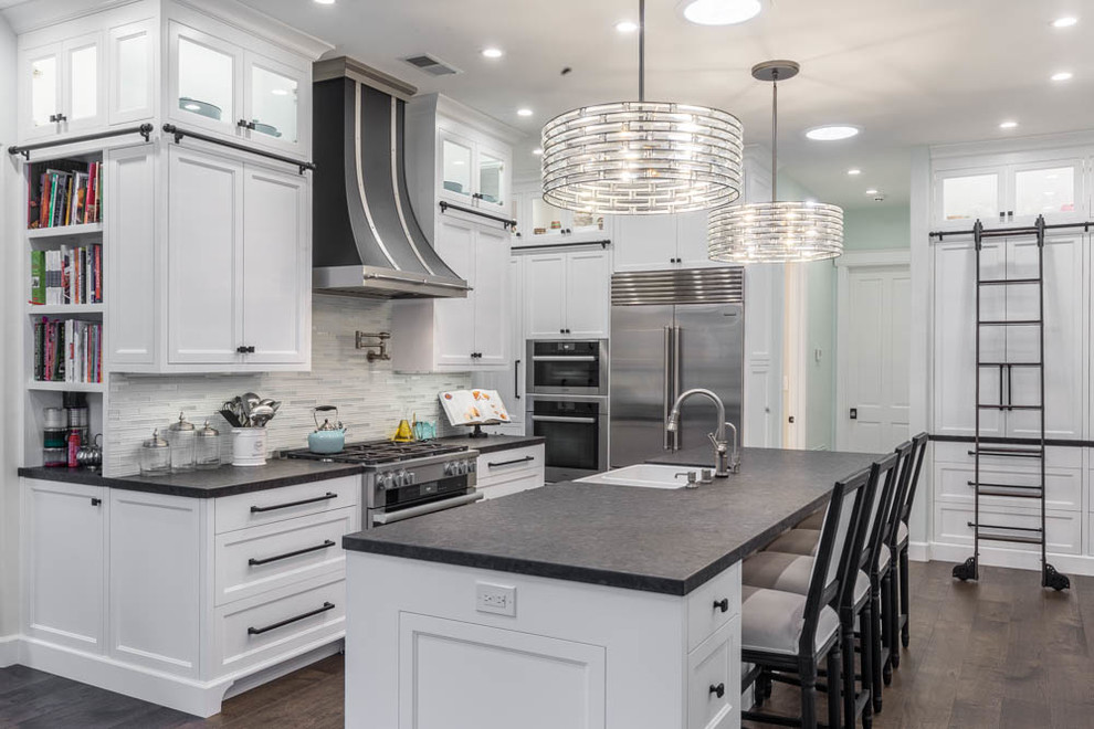The Ultimate White Kitchen - Transitional - Kitchen - San Francisco ...