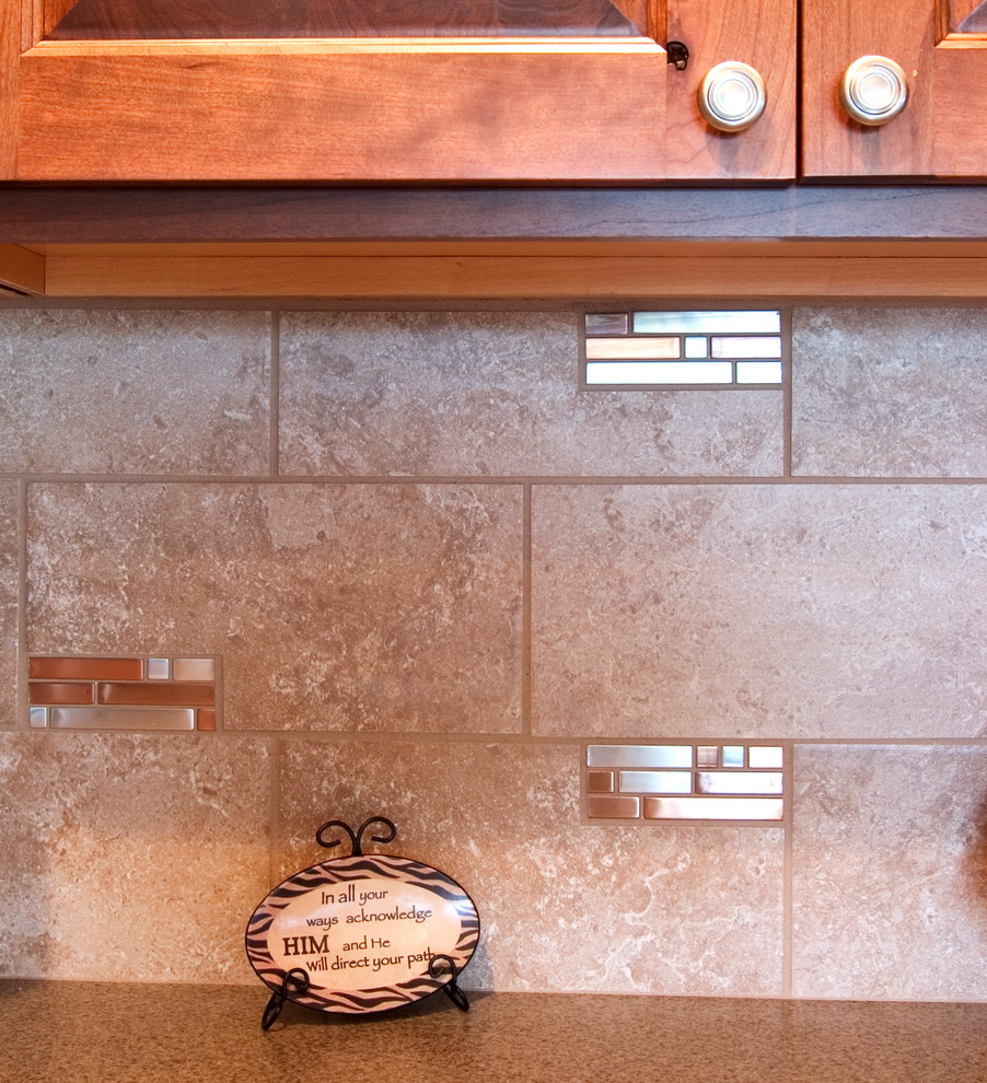 Tile Backsplash - Craftsman - Kitchen - Other - by Kinnison Homes | Houzz