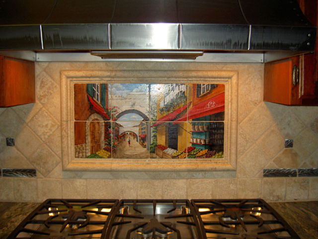 Tile Murals in Small Spaces - Mediterranean - Kitchen - San Diego - by ...