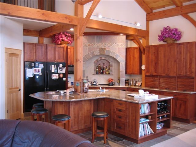 Timber frame kitchen designs - Klassisch - Küche - Denver - von ...