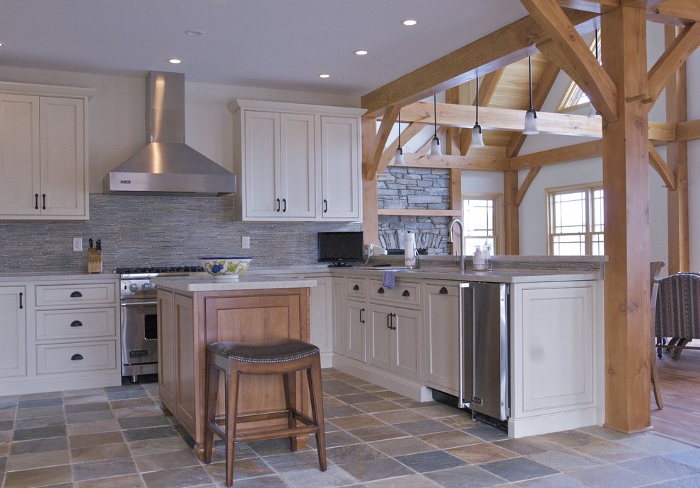 Timber frame kitchen designs - Traditional - Kitchen - Denver - by ...