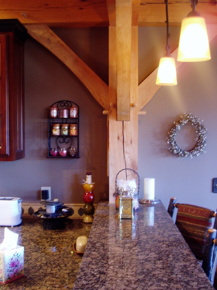 Timber frame kitchen designs - Traditional - Kitchen - Denver - by ...