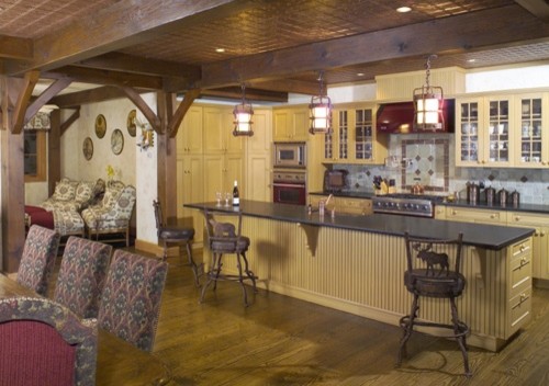 Timber frame kitchen designs - Traditional - Kitchen - Denver - by ...