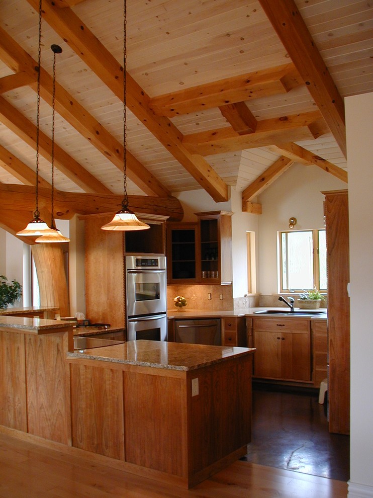 Timber Frame Kitchens - Rustic - Kitchen - Other - by TimberhArt ...