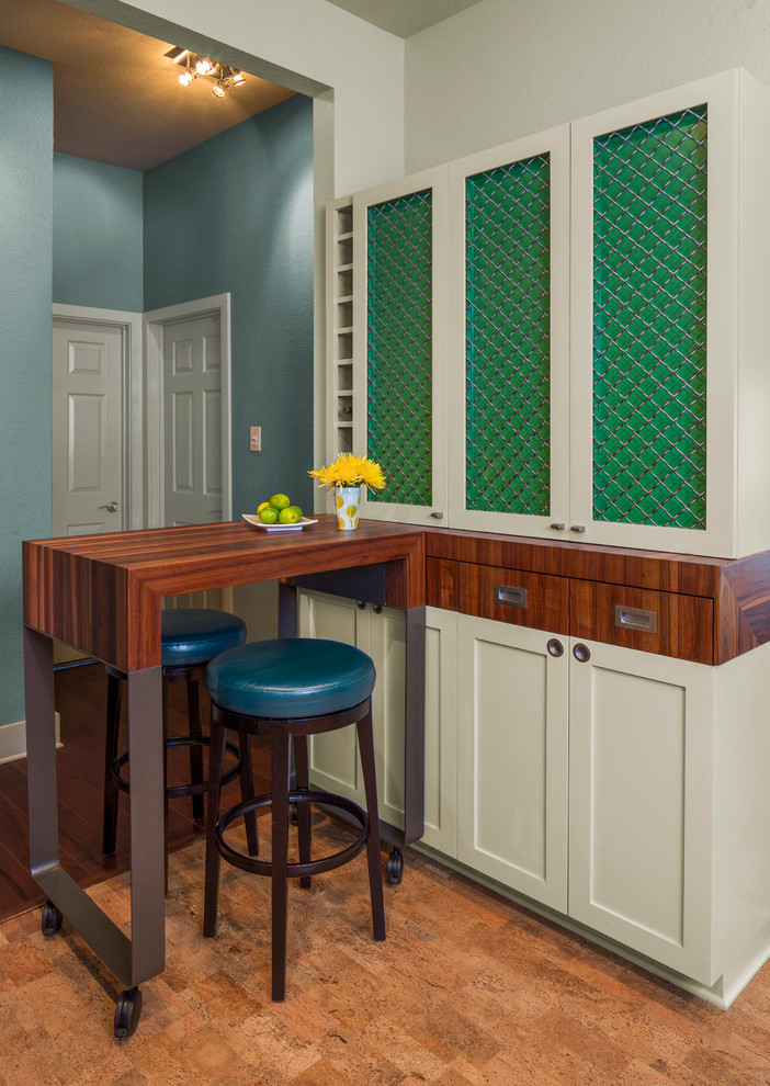Timber Ridge - pantry and cart/table - Contemporary - Kitchen - Austin ...
