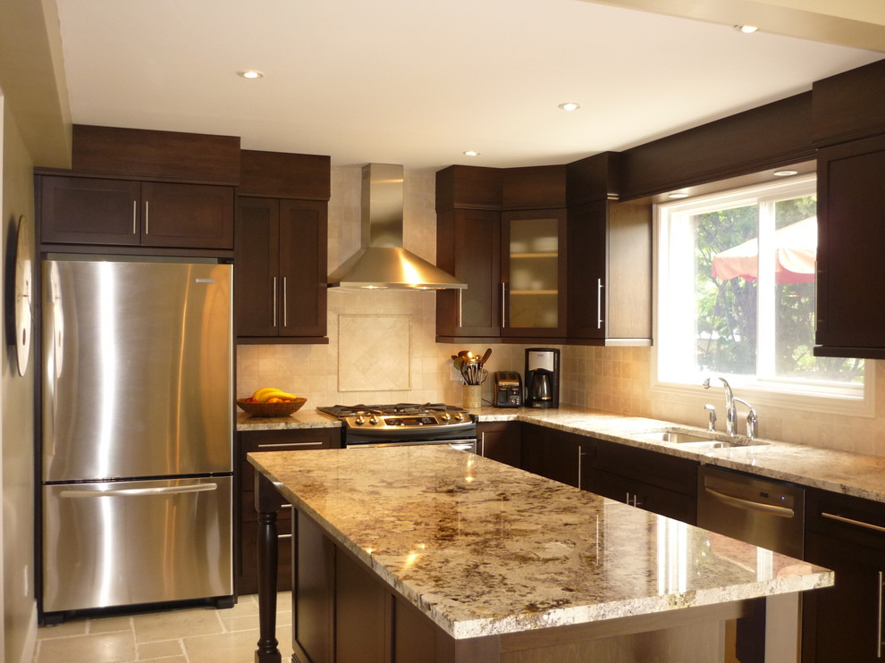 Timberlake coloured kitchen - Contemporary - Kitchen - Toronto - by ...