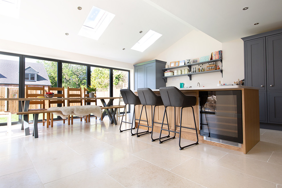 Timeless Classic: Crema Castello Tumbled Limestone - Contemporary ...