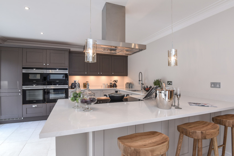 Timeless Grey Kitchen Diner - Transitional - Kitchen - Berkshire - by ...