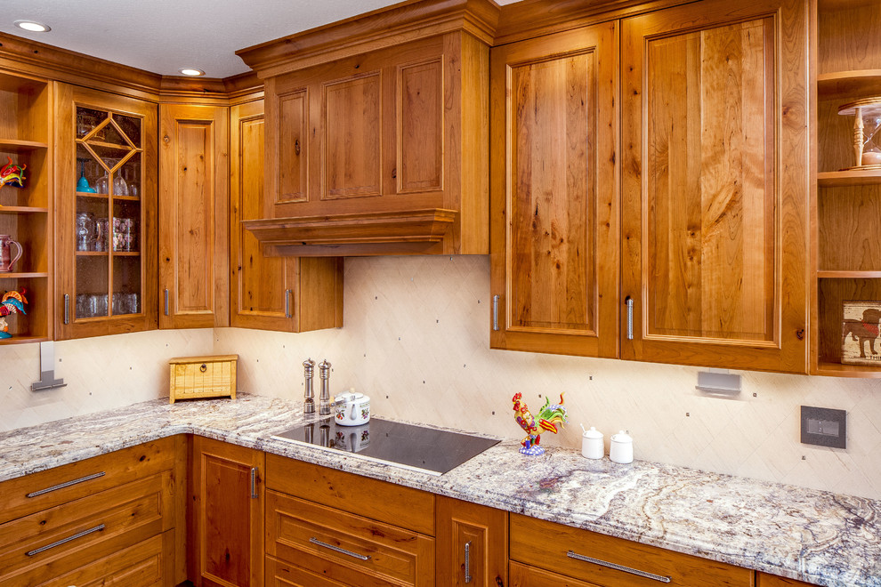 Timeless Tudor - Knotty Cherry Hood - Traditional - Kitchen - Other ...