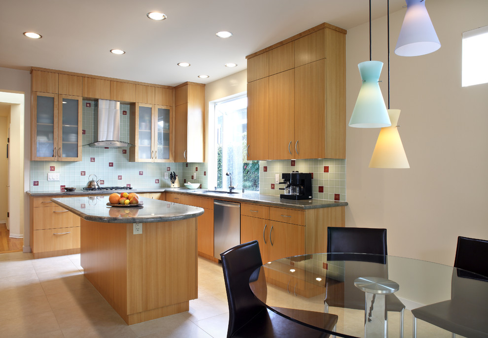 Tired 1980's Kitchen and Family Room Remodel into Beautiful Modern ...