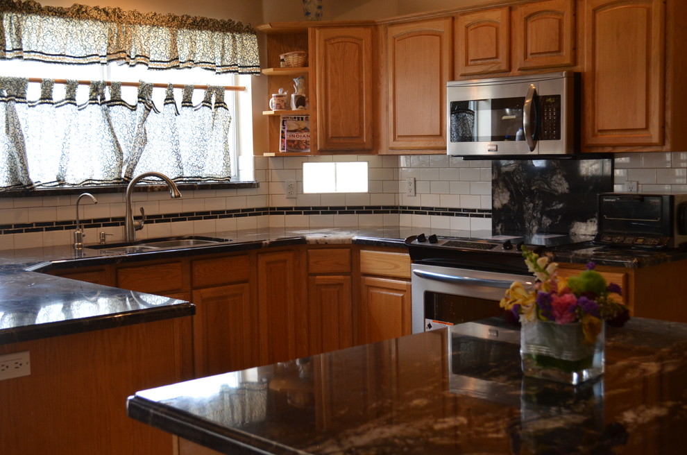 Titanium Kitchen - Traditional - Kitchen - Phoenix - by JDM Countertops ...