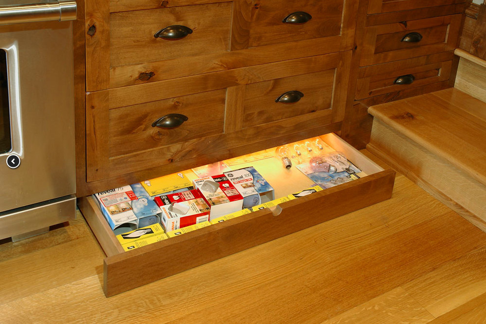 Toe kick drawers - Traditional - Kitchen - Cleveland - by Johannings ...