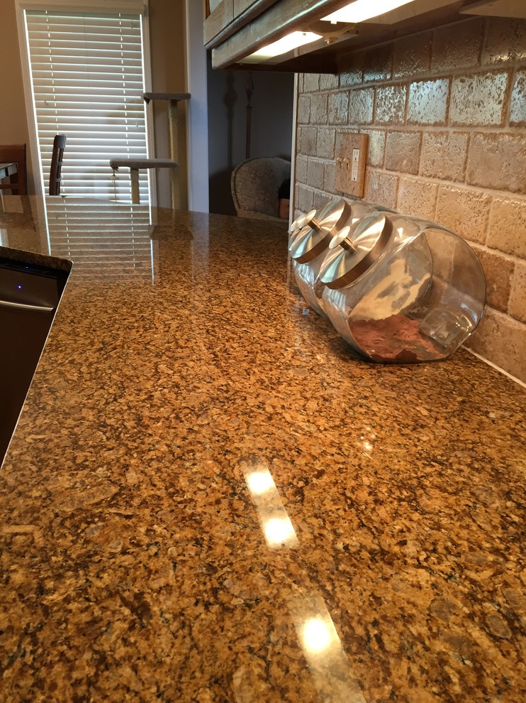 Toffee Granite - Contemporary - Kitchen - Kansas City - by Midwest ...