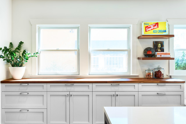 Tons of Storage and Natural Light is this Transformed 1920s Era Kitchen ...