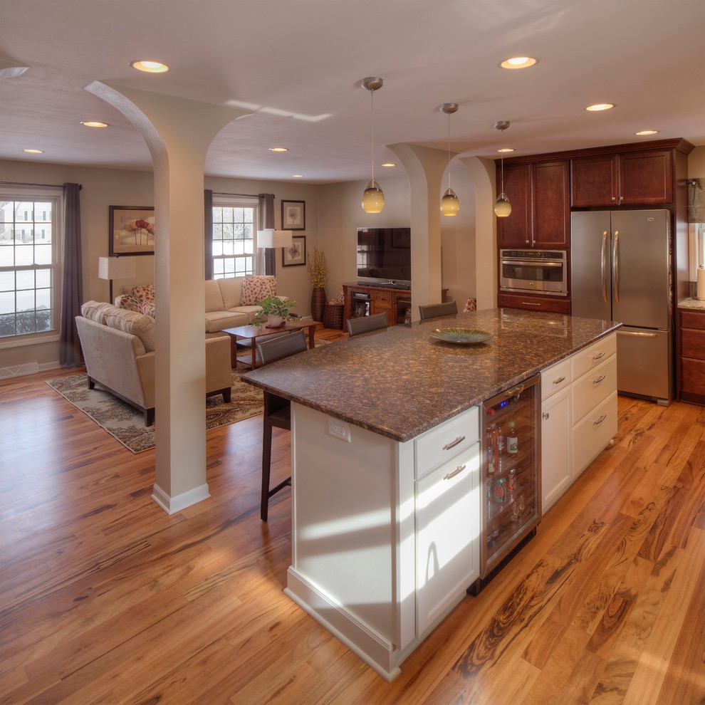 Too Small Kitchen Transformed into Showpiece - Eclectic - Kitchen ...