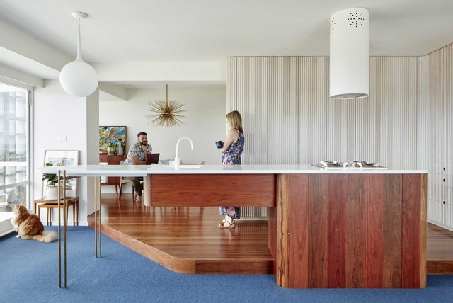 Torbreck Apartment Renovation - Midcentury - Kitchen - Brisbane - by ...