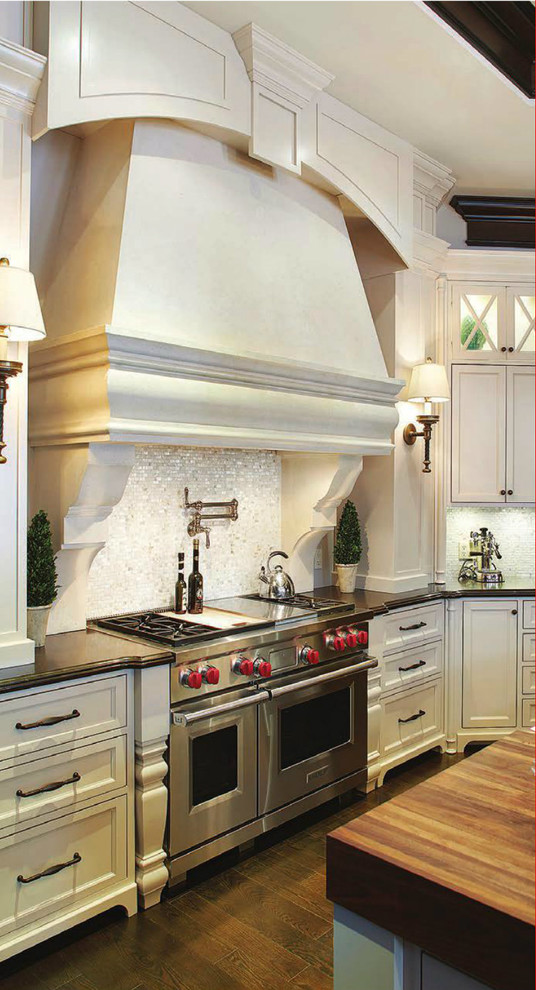 Stone Range Hood by Omega Mantels. - Contemporary - Kitchen - Chicago ...