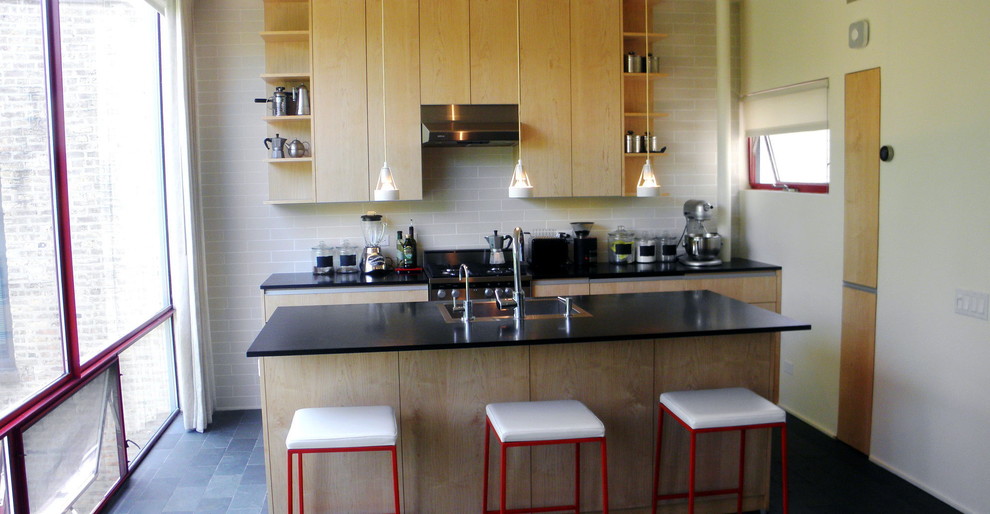 Tower House Kitchen Renovation - Modern - Kitchen - Chicago - by ...