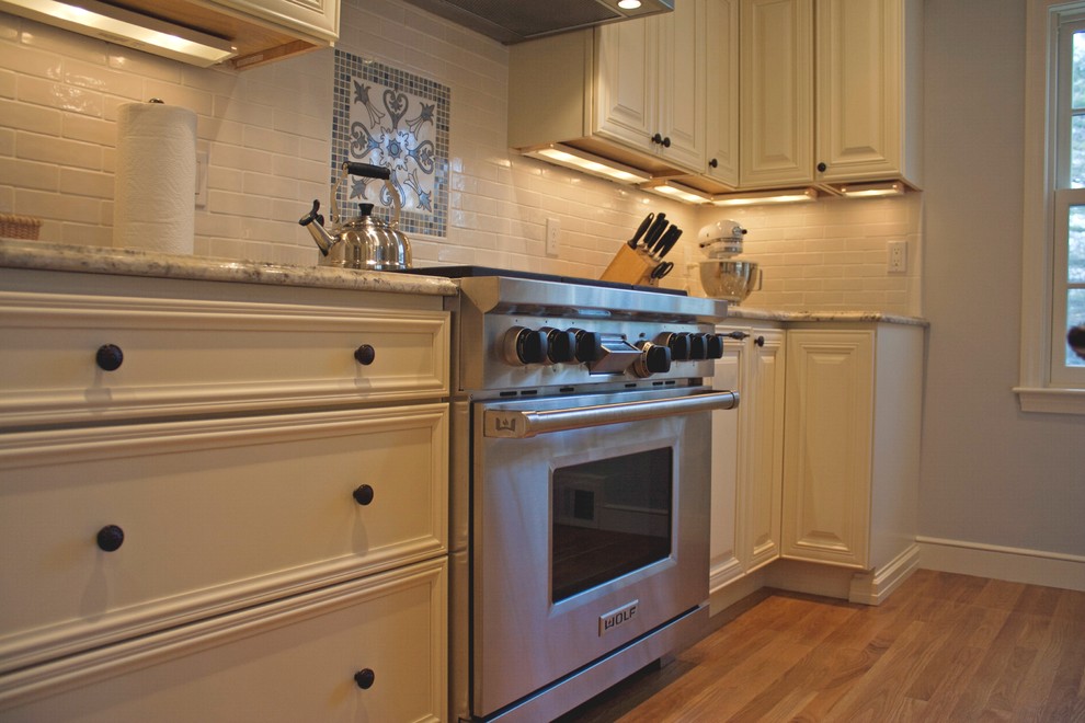 Tradional Kitchen in Buttercream - Traditional - Kitchen - Boston - by ...