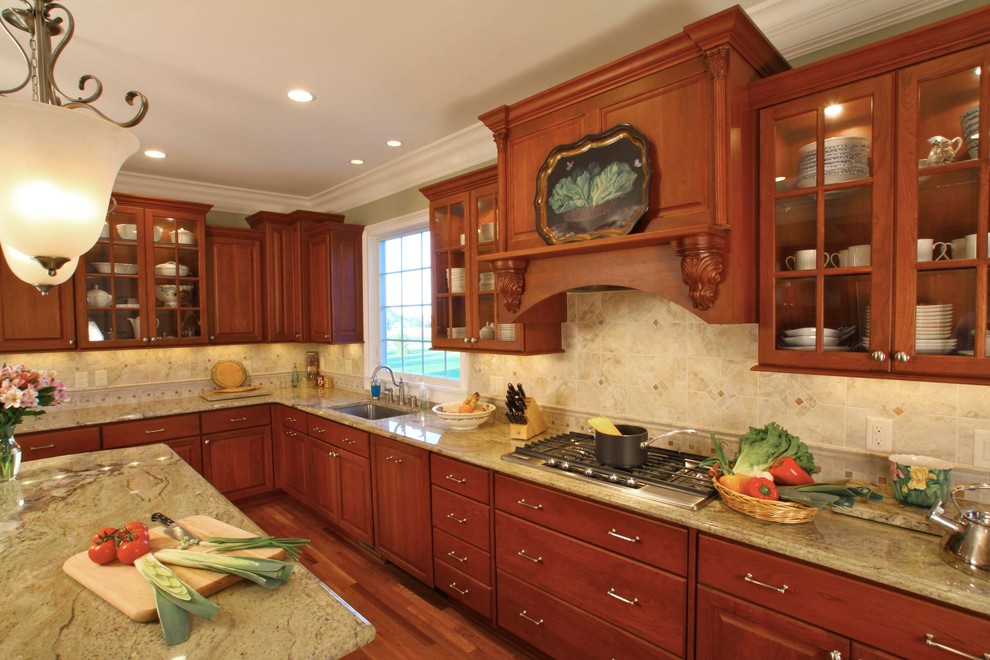 Traditional Cherry Kitchen - Traditional - Kitchen - New York - by ...