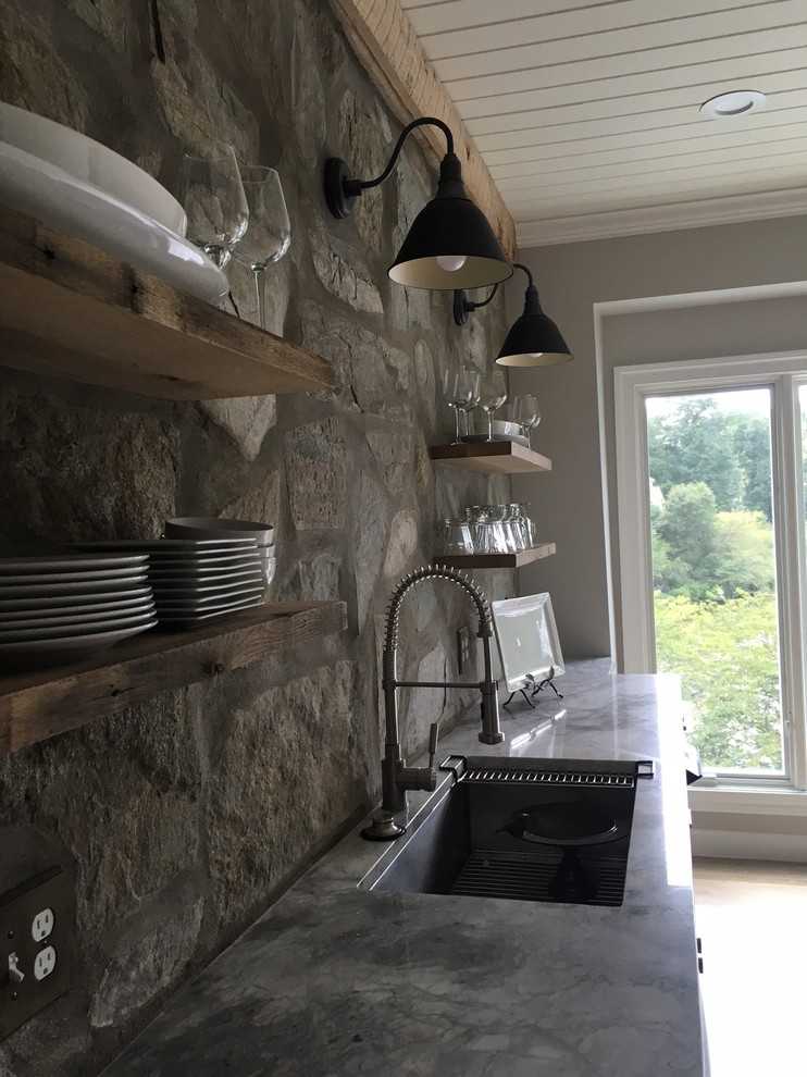 Traditional Colonial Turned Farmhouse - Farmhouse - Kitchen - DC Metro ...