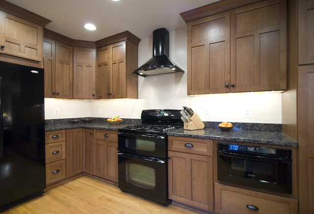 Traditional Craftsman Style Kitchen - Traditional - Kitchen - DC Metro ...