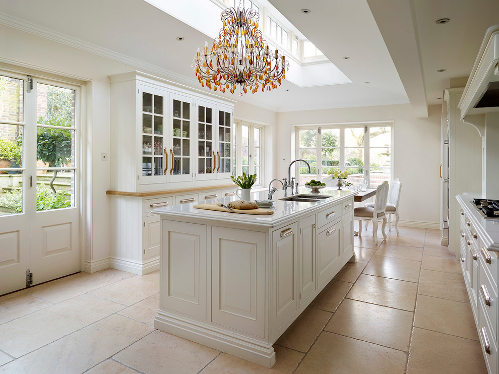 Traditional Hand Painted Kitchen, English Classic style - Contemporary ...