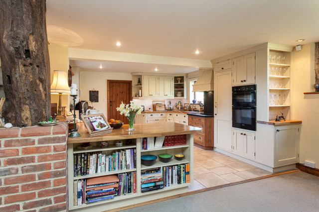 Traditional kitchen in a barn conversion - Rustic - Kitchen - Other ...