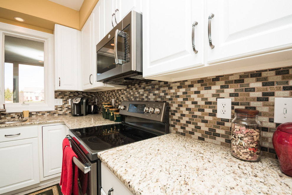 Traditional Kitchen Update Done in Snow White - Traditional - Kitchen ...