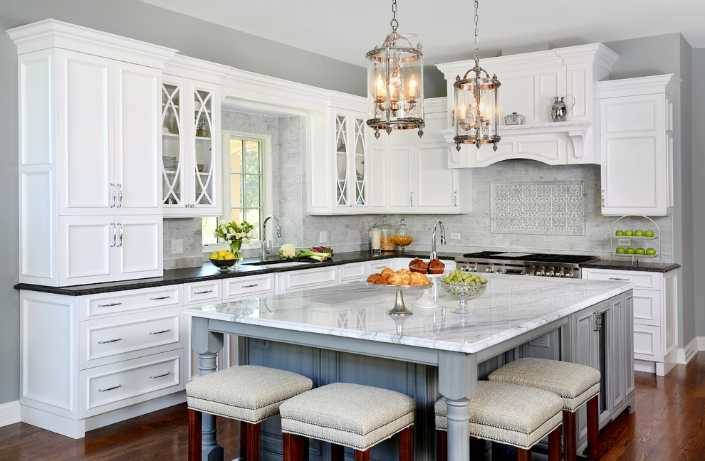 Traditional Kitchen with a Touch of Glamour - Traditional - Kitchen ...