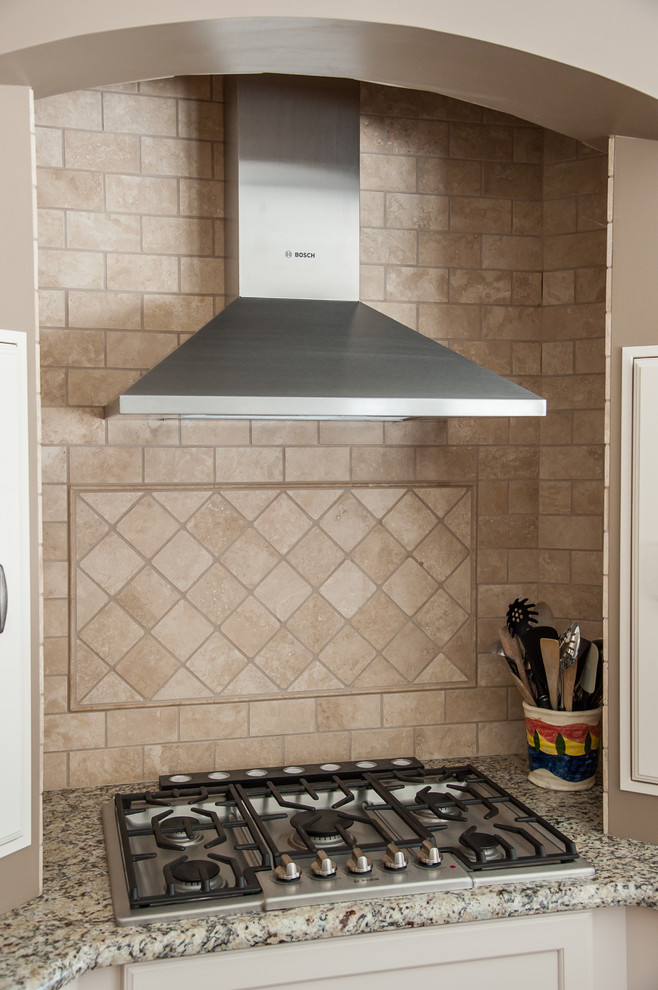 Traditional Kitchen with Arched Corner Hood - Traditional - Kitchen ...